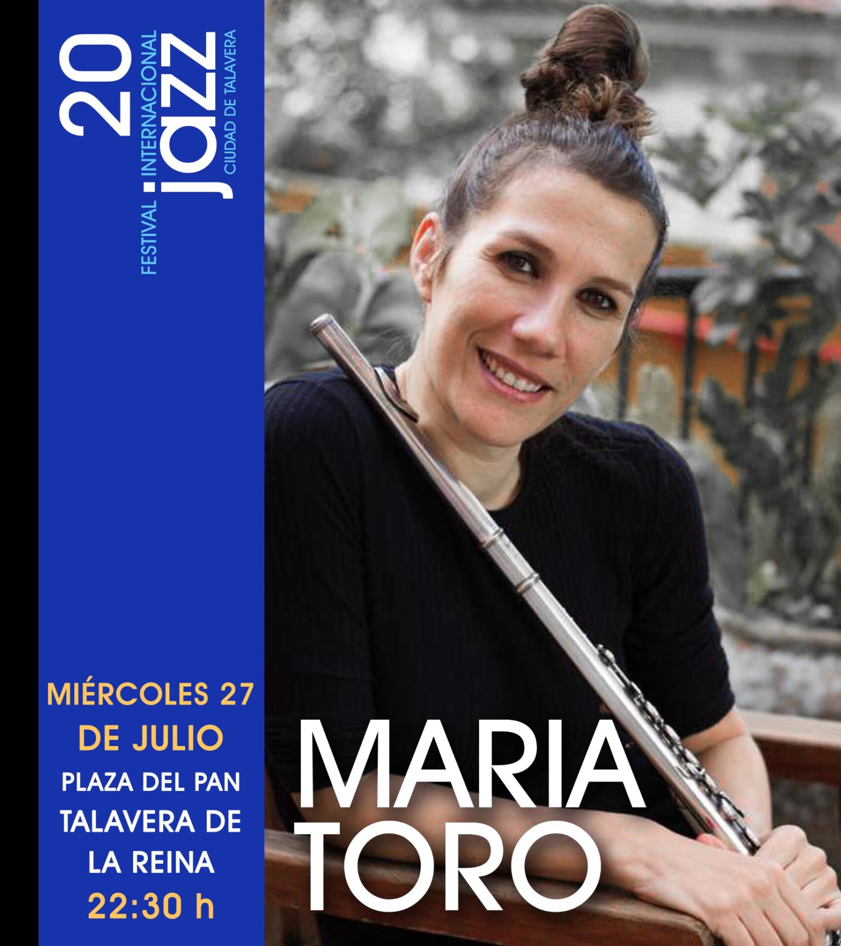 La músico flautista María Toro participa en el Festival de Jazz